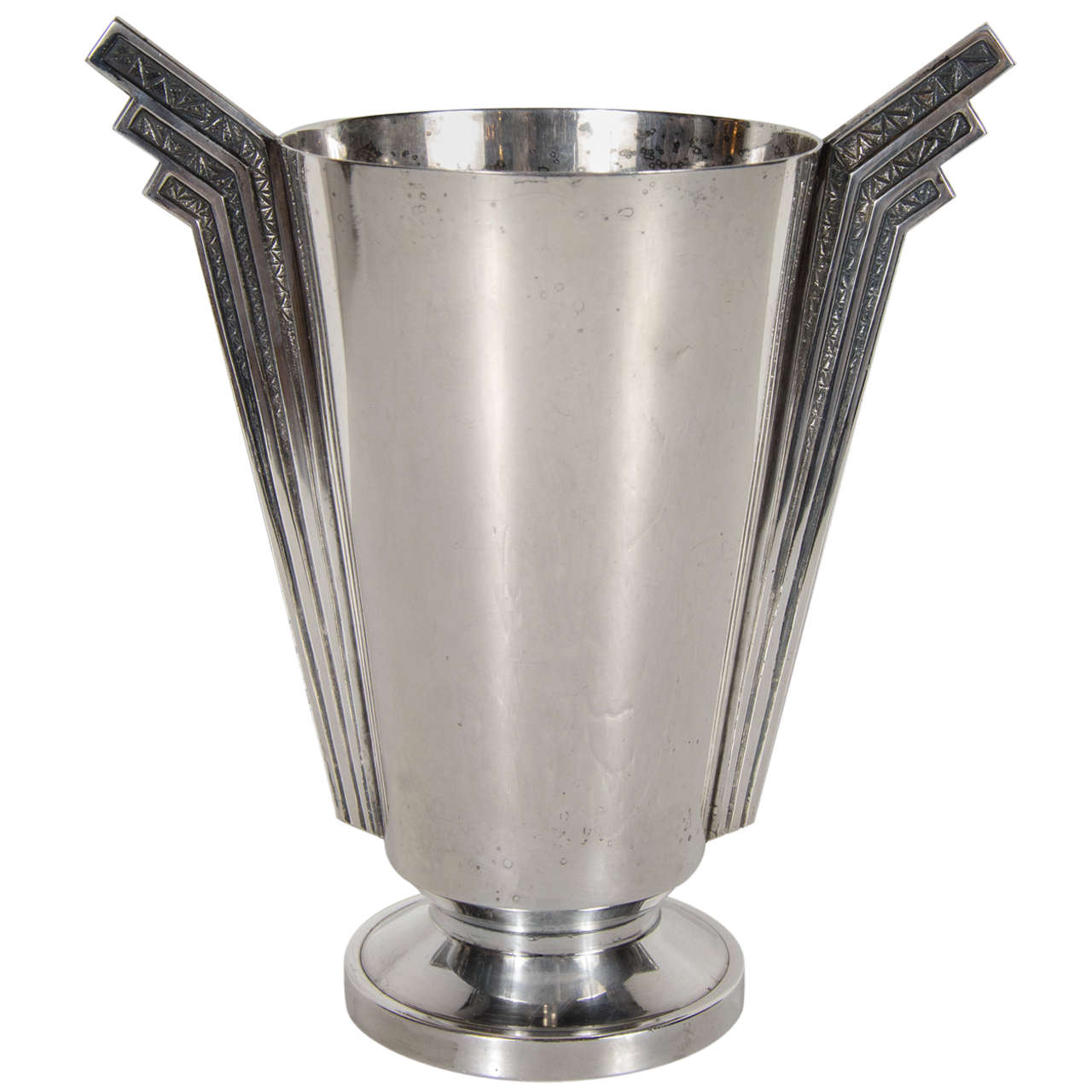 Stunning Art Deco Skyscraper Style Silver Plate Vase at 1stDibs | art ...