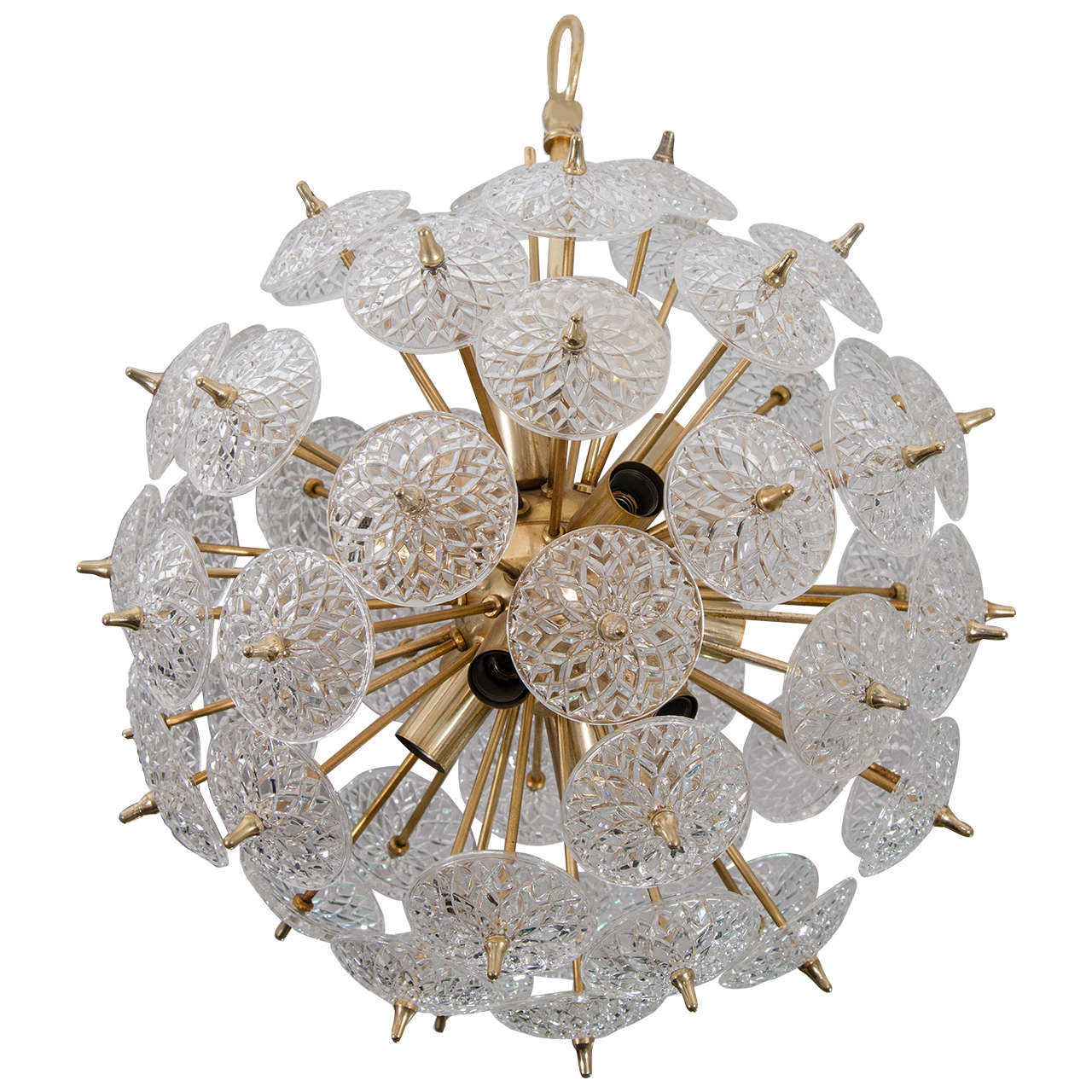 Crystal Snowflake Chandelier For Sale at 1stDibs