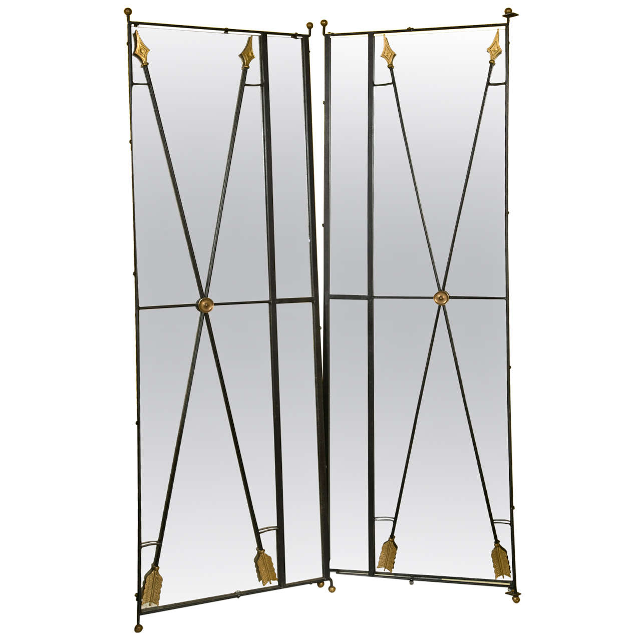 Pair of Maison Jansen Door Panel Room Dividers at 1stDibs