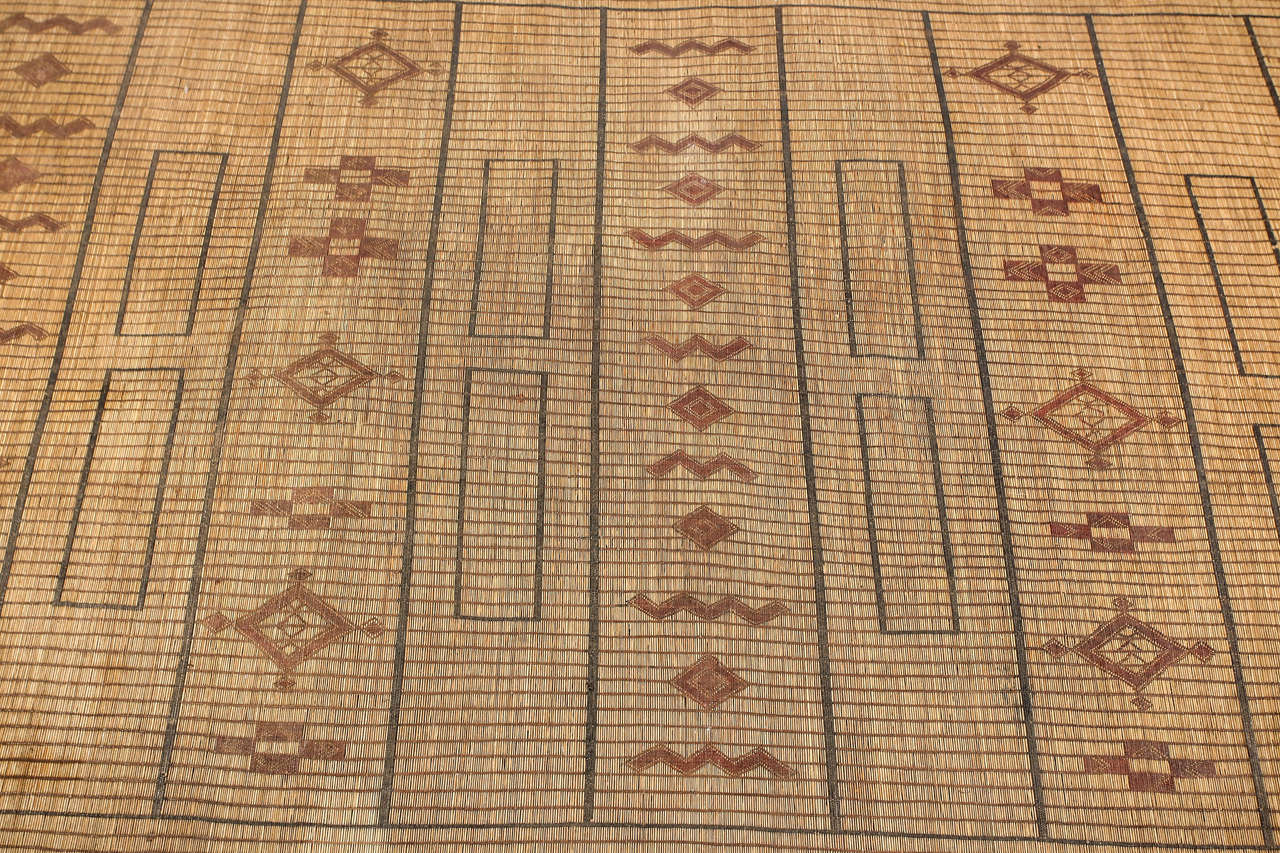 Vintage African Leather Tuareg Mat at 1stDibs