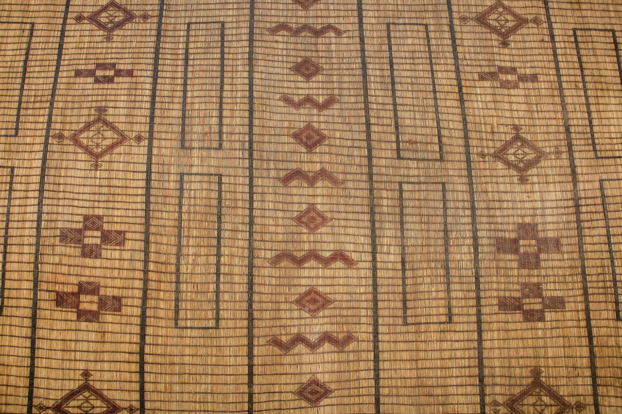 Vintage African Leather Tuareg Mat at 1stDibs