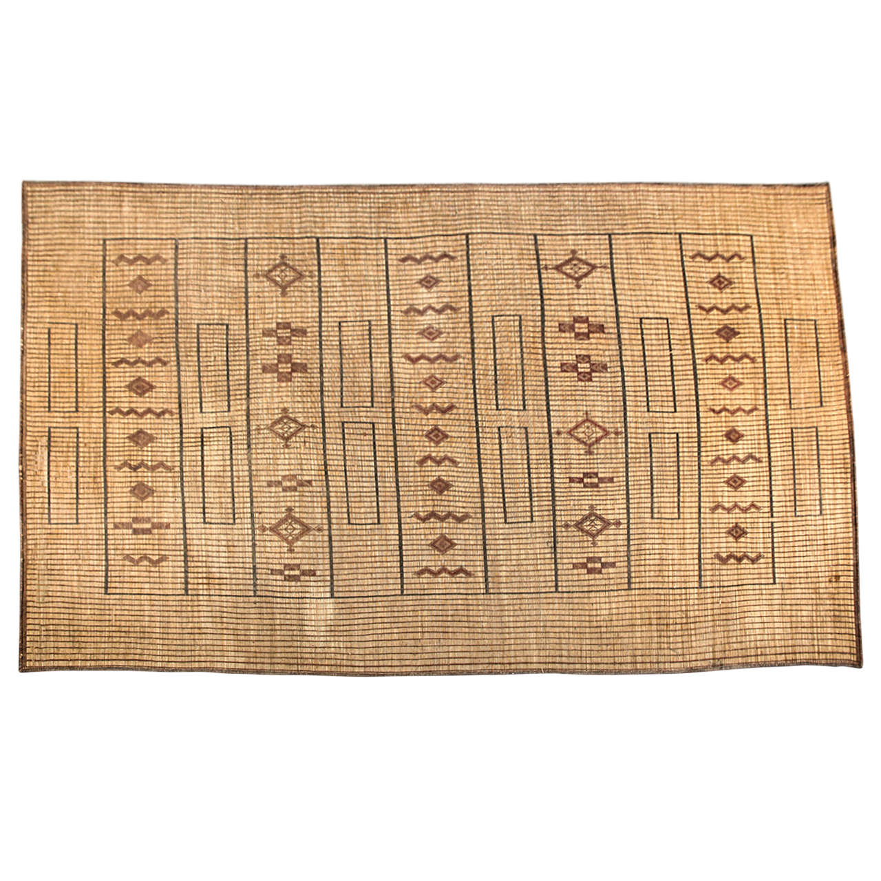 Vintage African Leather Tuareg Mat at 1stDibs