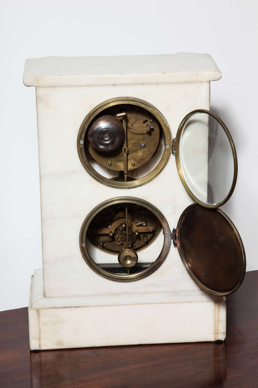 19th Century French Marble Calendar and Moon Phase Clock For Sale at ...