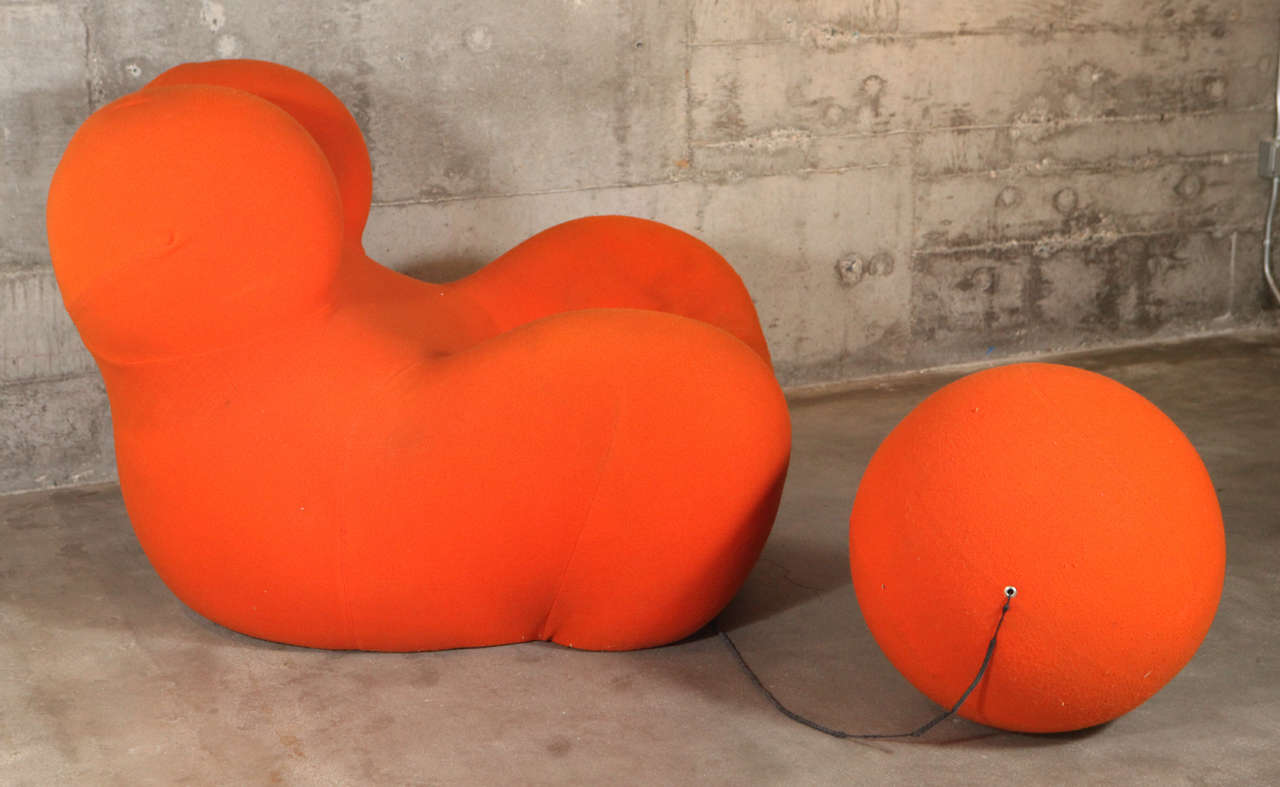 Gaetano Pesce UP5 Chair and UP6 Ottoman at 1stDibs | up5 chair for sale