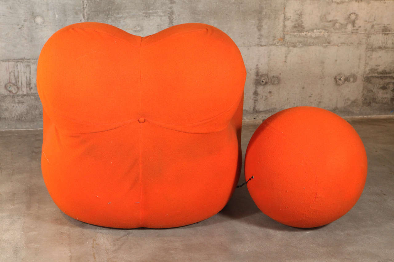 Gaetano Pesce UP5 Chair and UP6 Ottoman at 1stDibs | up5 chair for sale