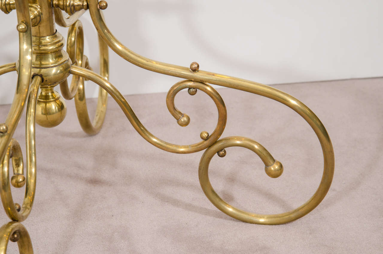 Victorian Ornate Solid Brass Coat Rack at 1stDibs | antique brass coat ...