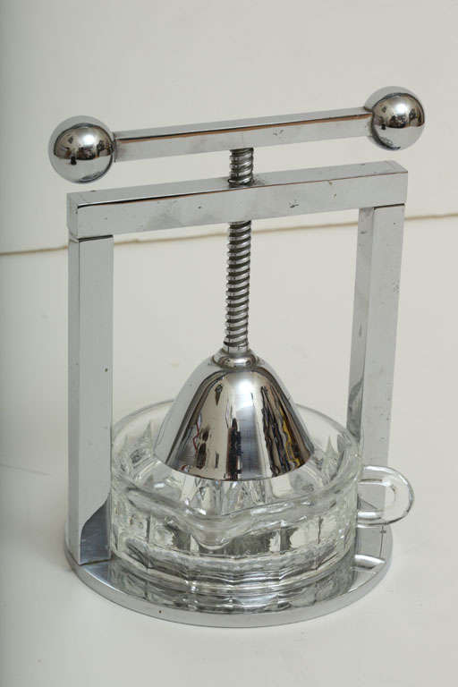 Art Deco Lemon Press by Jacques Adnet at 1stDibs
