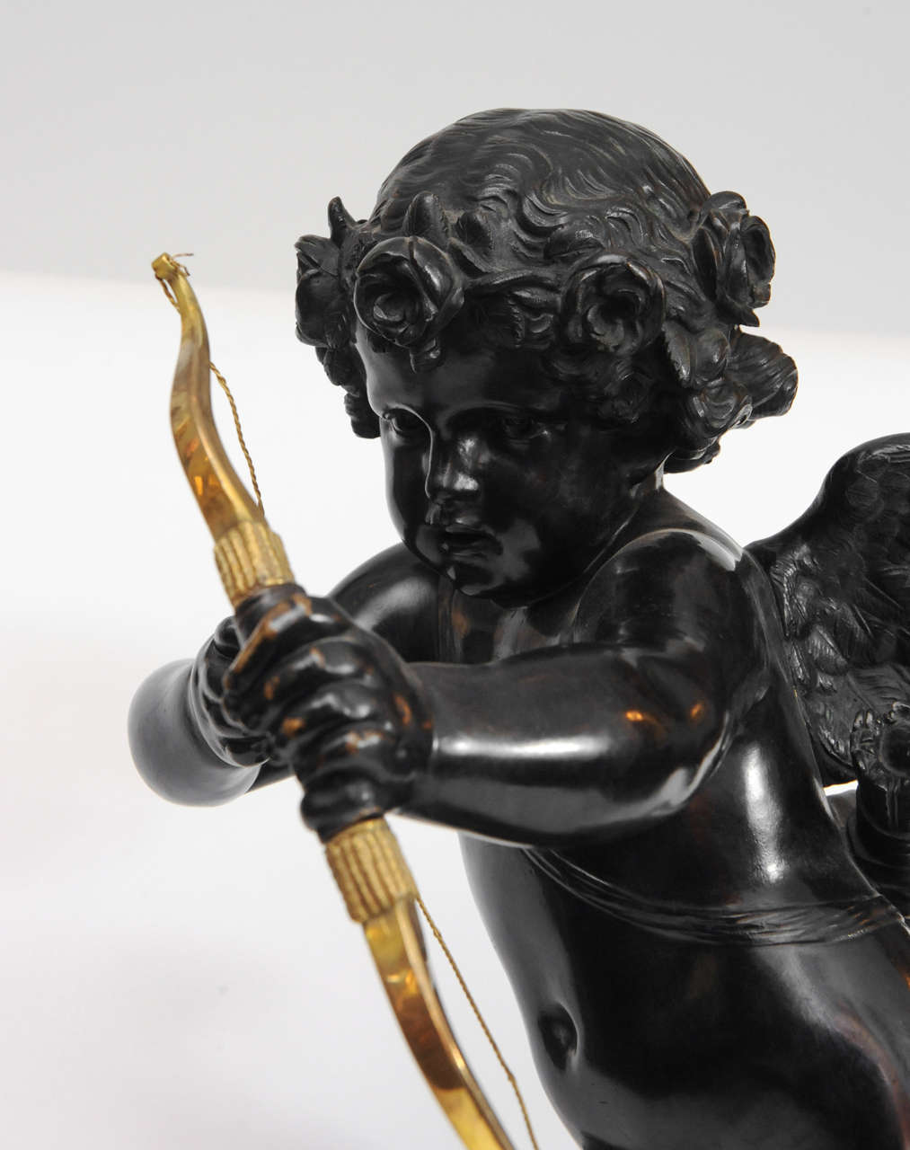 A French bronze sculpture of Cupid, circa 1880 For Sale at 1stDibs