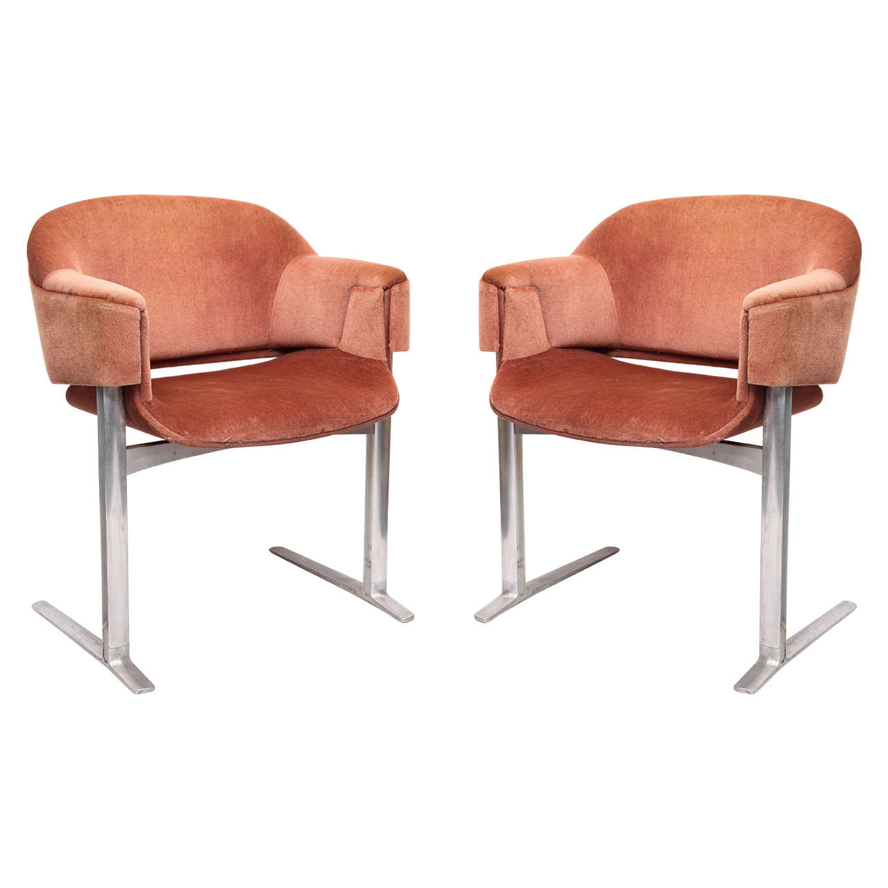 Pair of 1969 Modernist Chairs from QE2 Race Line by Robert Heritage at ...