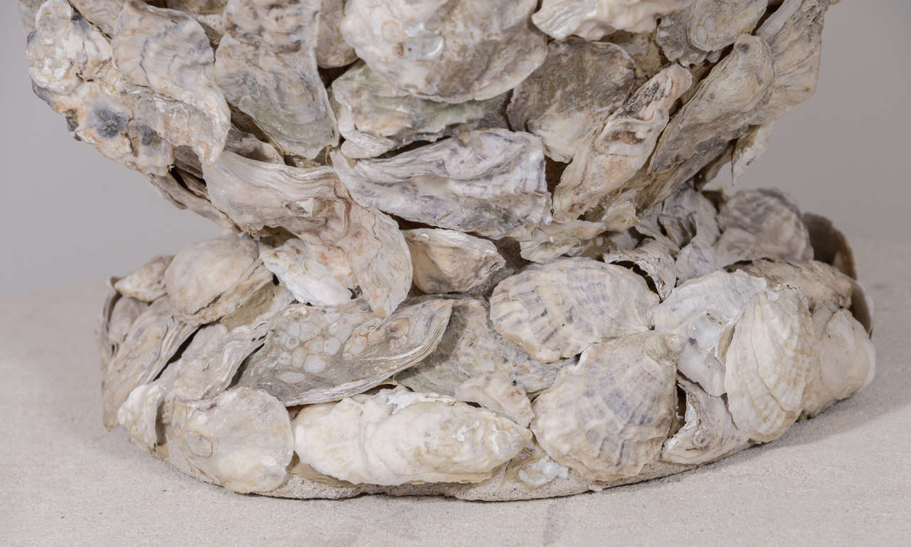 Pair of Shell-Covered Cache Pots at 1stDibs