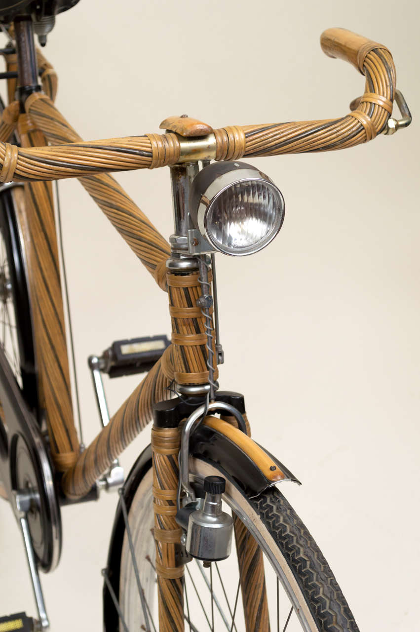 Continental Wicker Bicycle, circa 1960s For Sale at 1stDibs