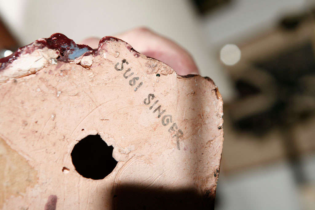 Susi Singer pair of terracotta figures, sculptures, signed. For Sale at ...