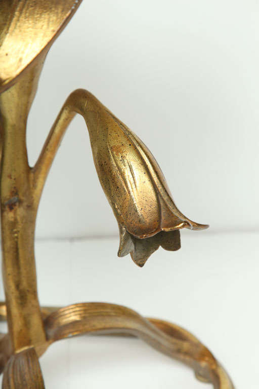 Sculptural "Lily" Side Table Designed by Arthur Court at 1stDibs