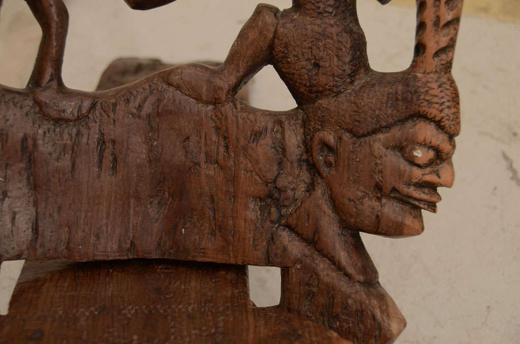 African Collapsable Cut Out Back Chair at 1stDibs | collapsable chair