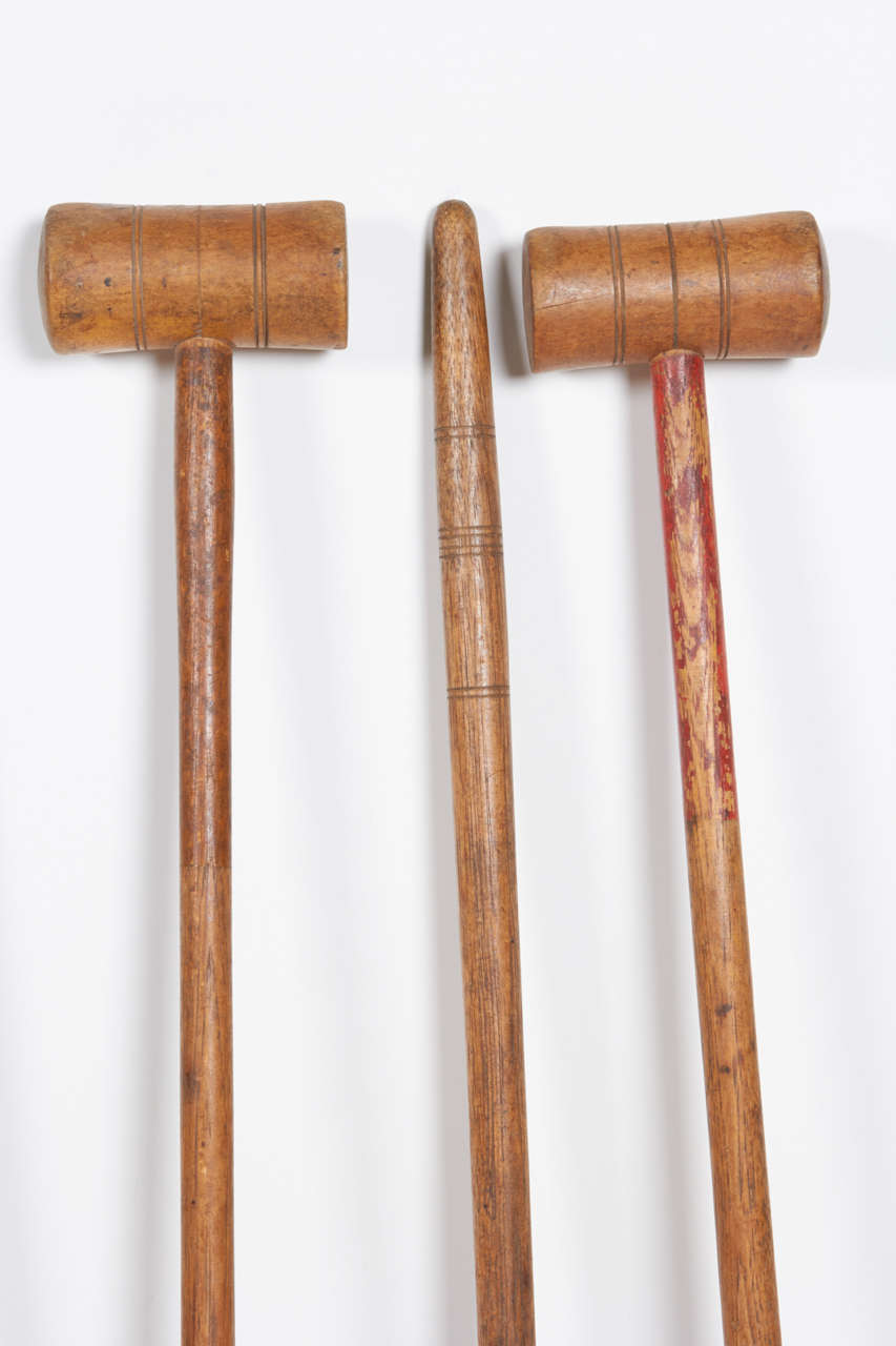 Indoor Croquet Set at 1stDibs | tabletop croquet set