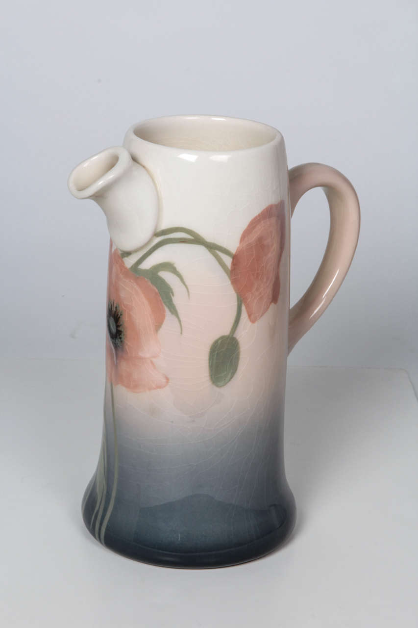 Sara Sax / Rookwood Pottery Art Nouveau "Poppy" pitcher 1906 For Sale ...