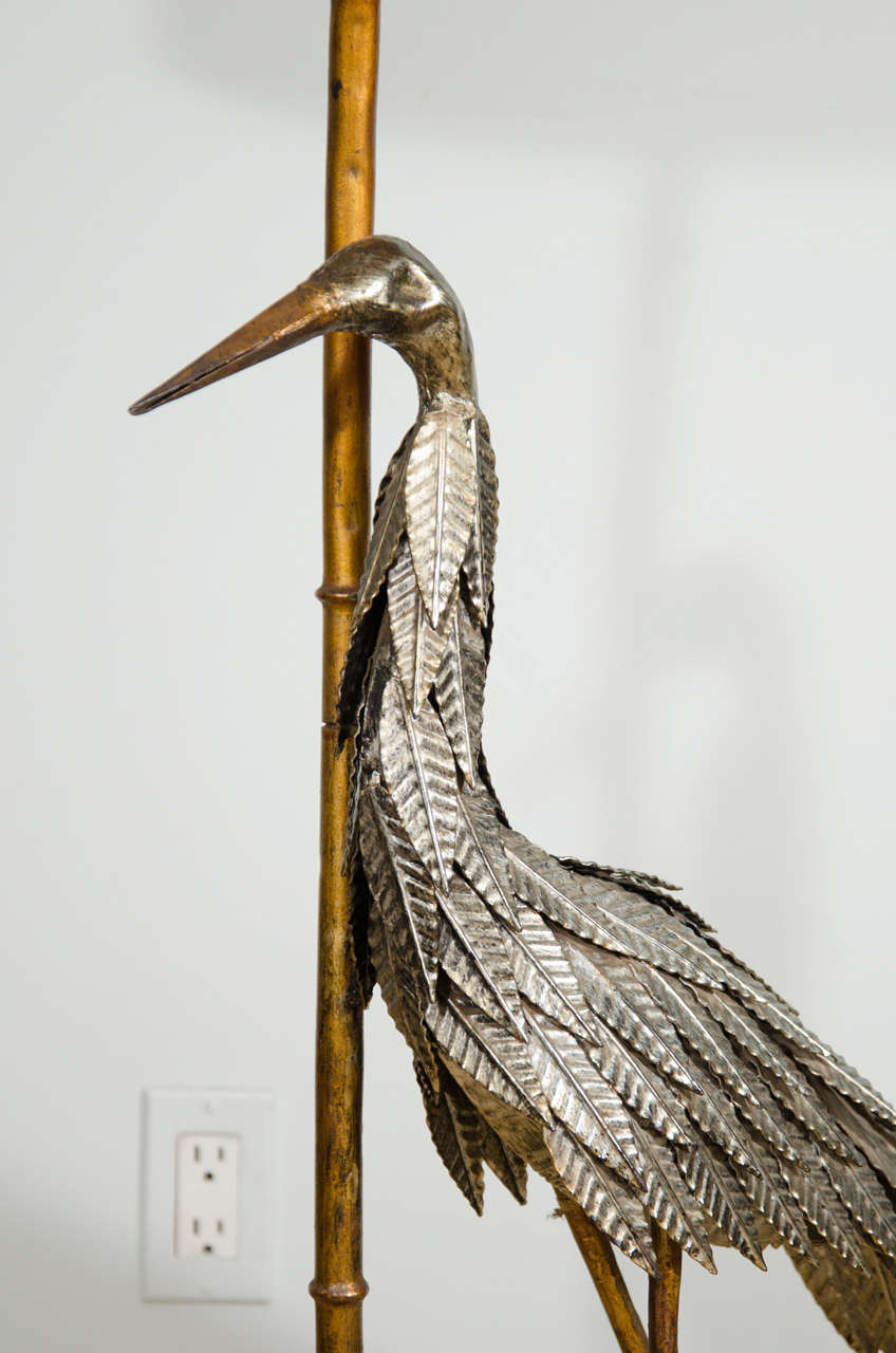 Handmade Stork Floor Lamp at 1stDibs