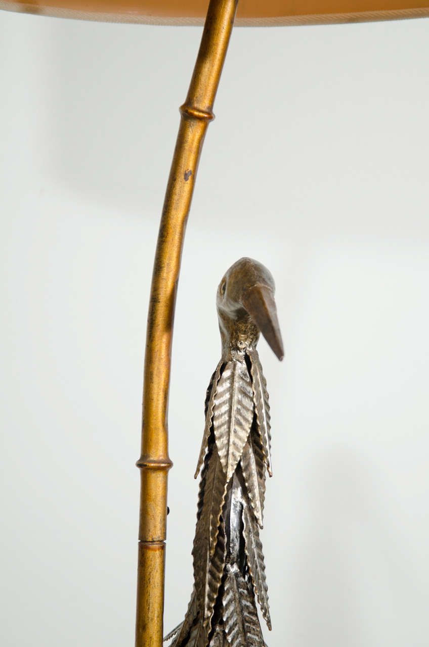 Handmade Stork Floor Lamp at 1stDibs
