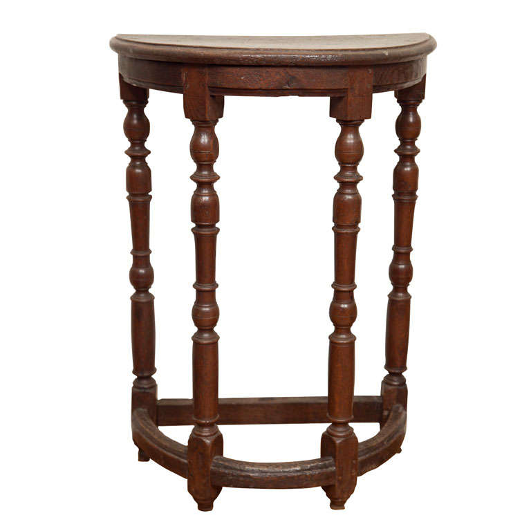 Charming Small Demilune Table For Sale at 1stDibs