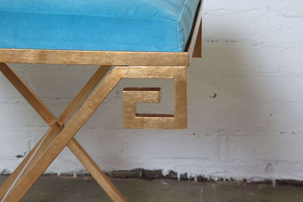 Pair of Custom Greek Key Stools For Sale at 1stDibs | greek stools ...
