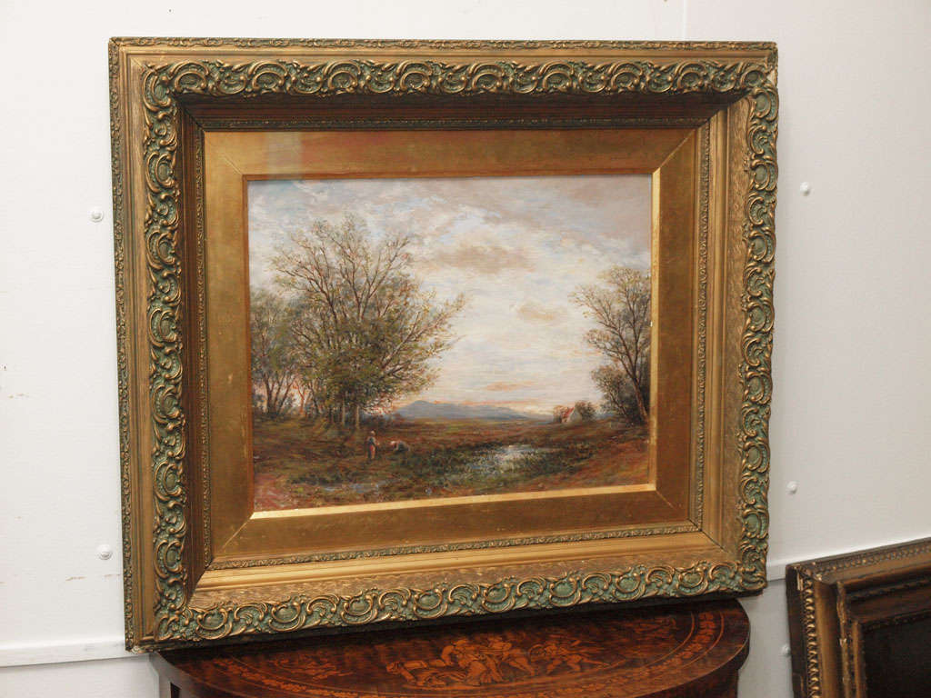 William Baptiste Baird (1847-1899) Oil on Canvas Original Frame For ...