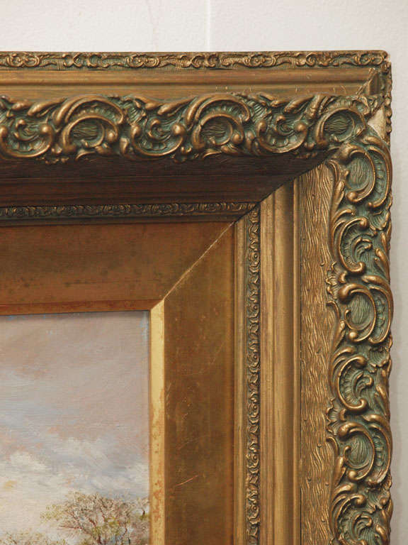 William Baptiste Baird (1847-1899) Oil on Canvas Original Frame For ...