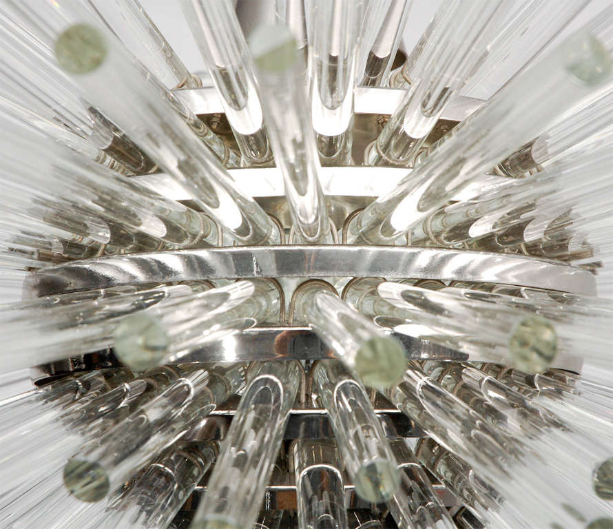 Crystal Sputnik Chandelier by Bakalowits at 1stDibs