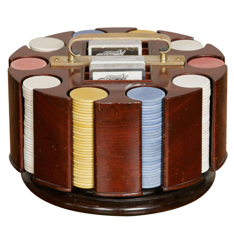 Gamblers Poker Chip Carousel by Asprey For Sale at 1stDibs
