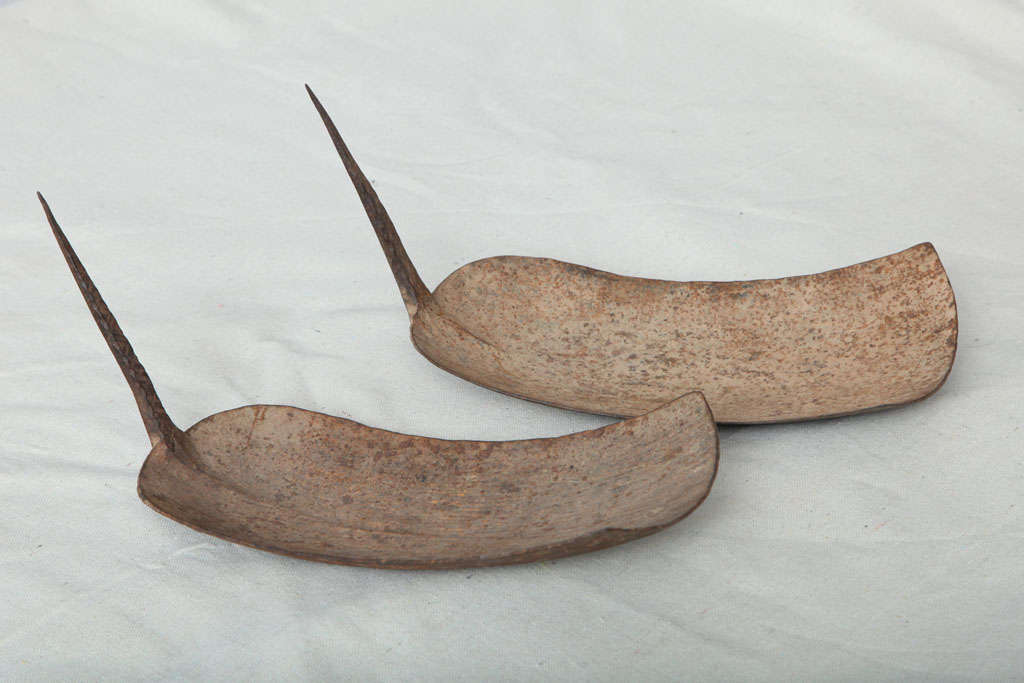 rare African currency in the shape of a spade or hoe For Sale at 1stDibs