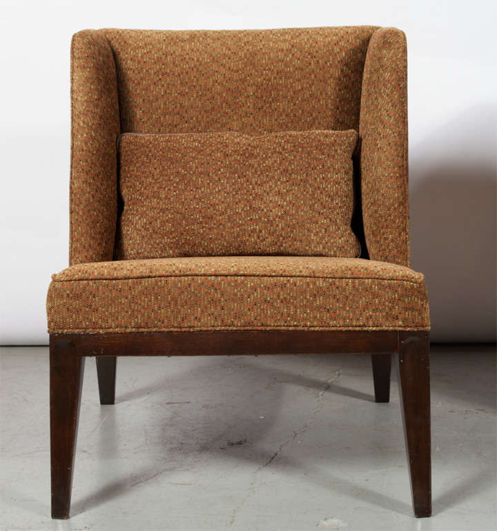 Edward Wormley - Pair of lounge chairs For Sale at 1stDibs