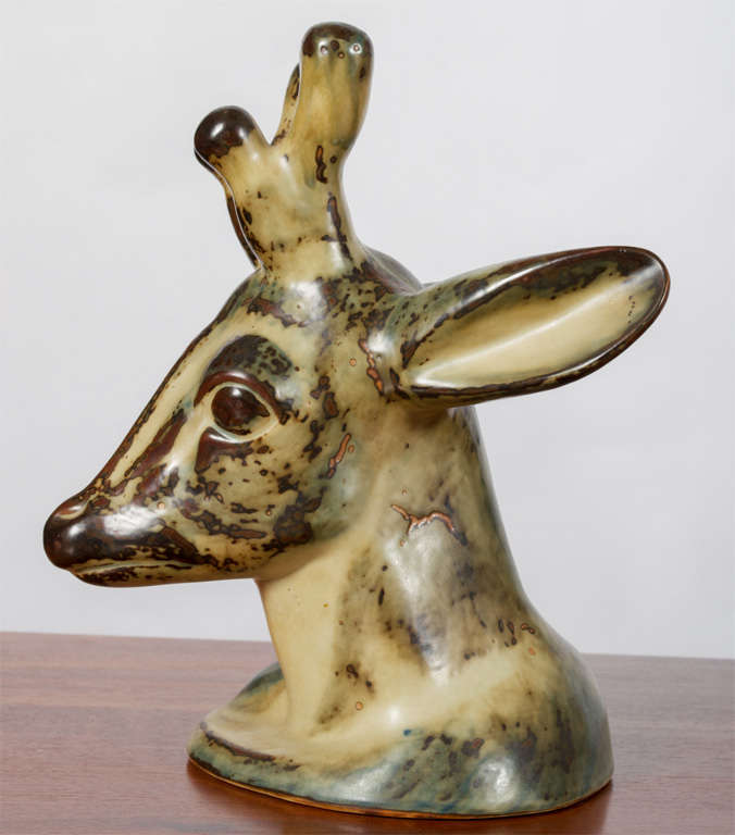Axel Salto - Deer Head at 1stDibs