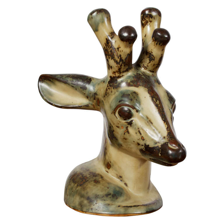 Axel Salto - Deer Head at 1stDibs