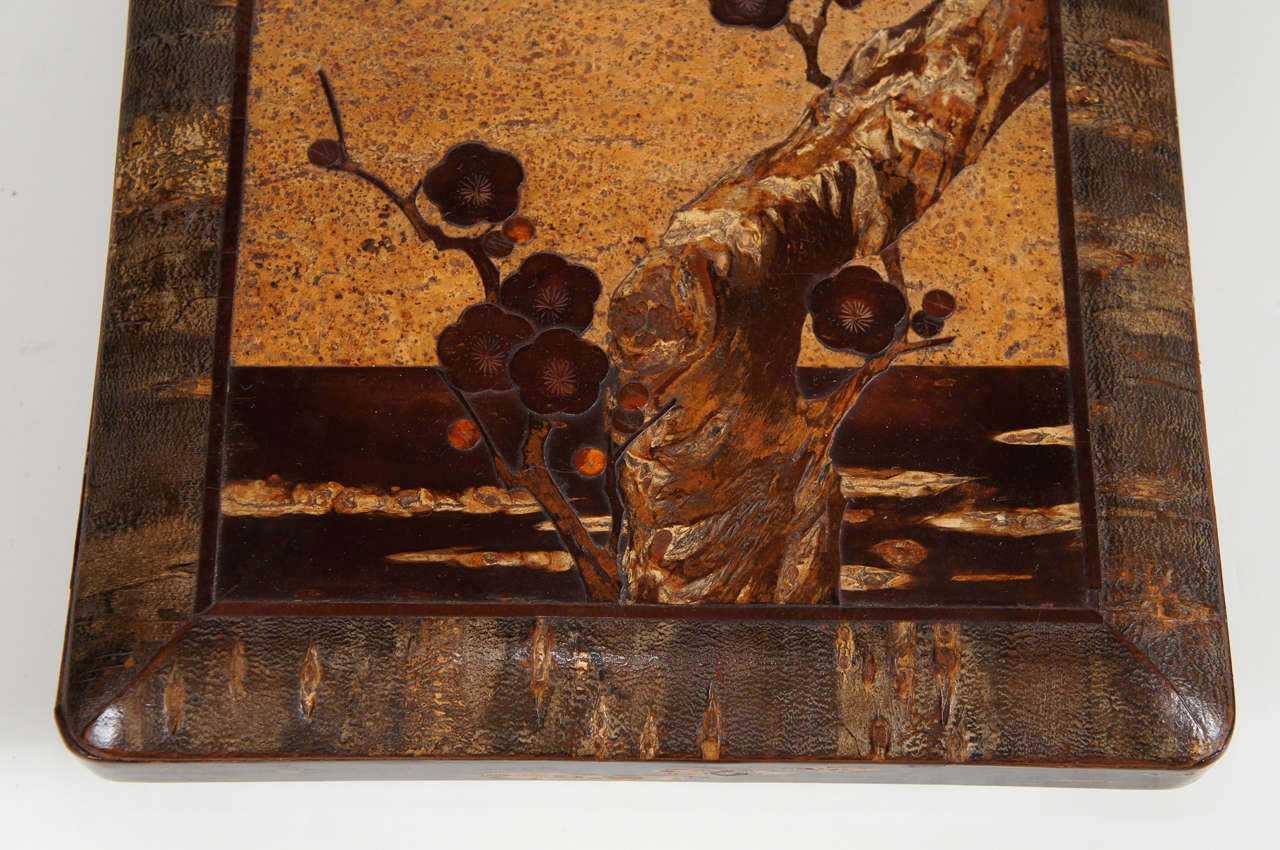 A Fine Late 19th Century Japanese Wood and Lacquer Box at 1stDibs