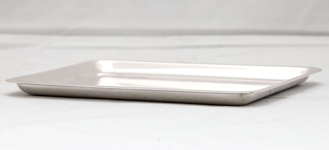 Midcentury Sterling Silver Calling Card Tray by Tiffany and Co. at ...