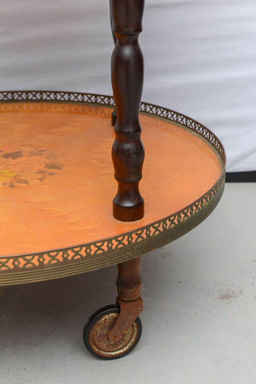 Italian Marquetry Bar Cart or Tea Trolley by Sorrento, 1960s at 1stDibs ...