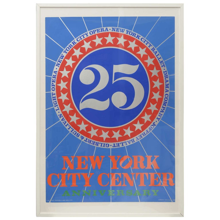 Robert Indiana 25 NYC Poster, USA, 1968 For Sale at 1stDibs | robert ...