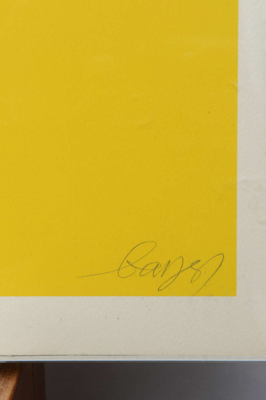 Gorgeous Serigraph by Herbert Bayer, Austria, 1973 at 1stDibs