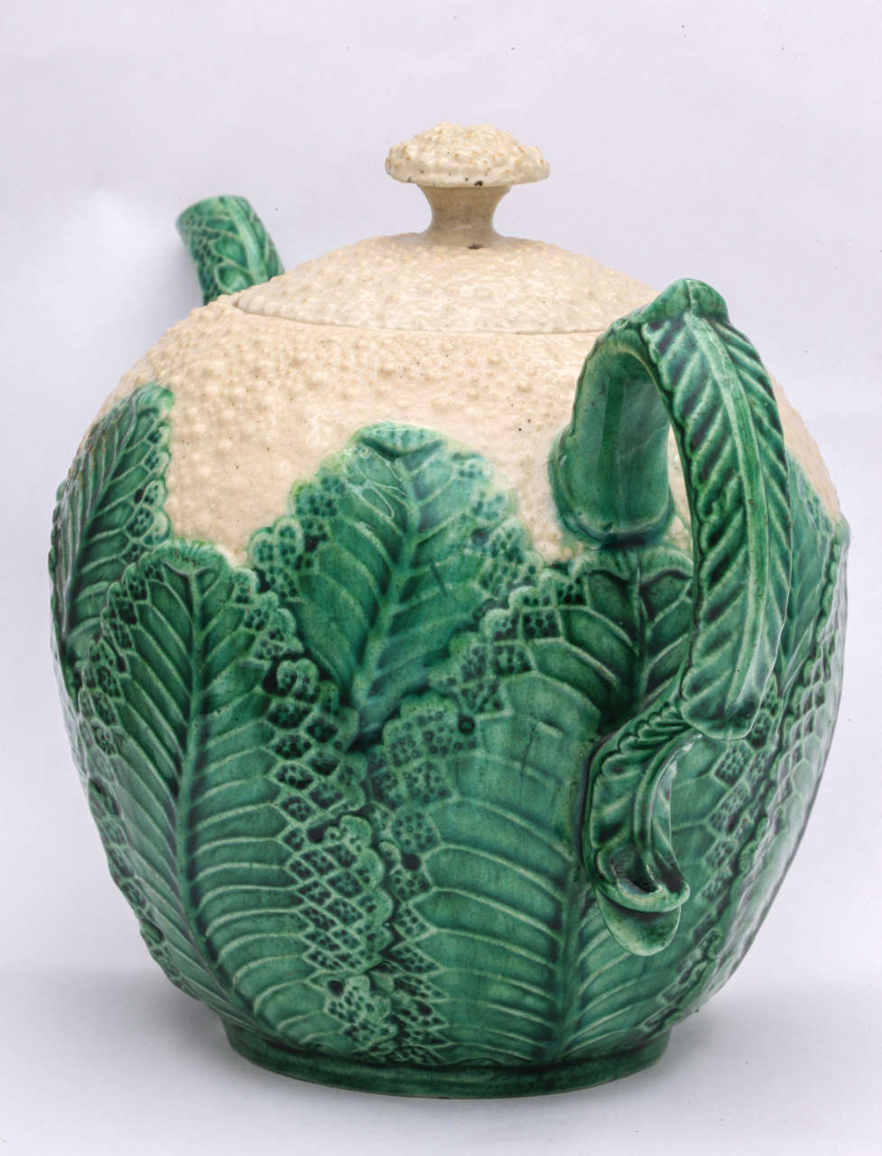Fine Whieldon School Pottery Cauliflower Teapot For Sale at 1stDibs