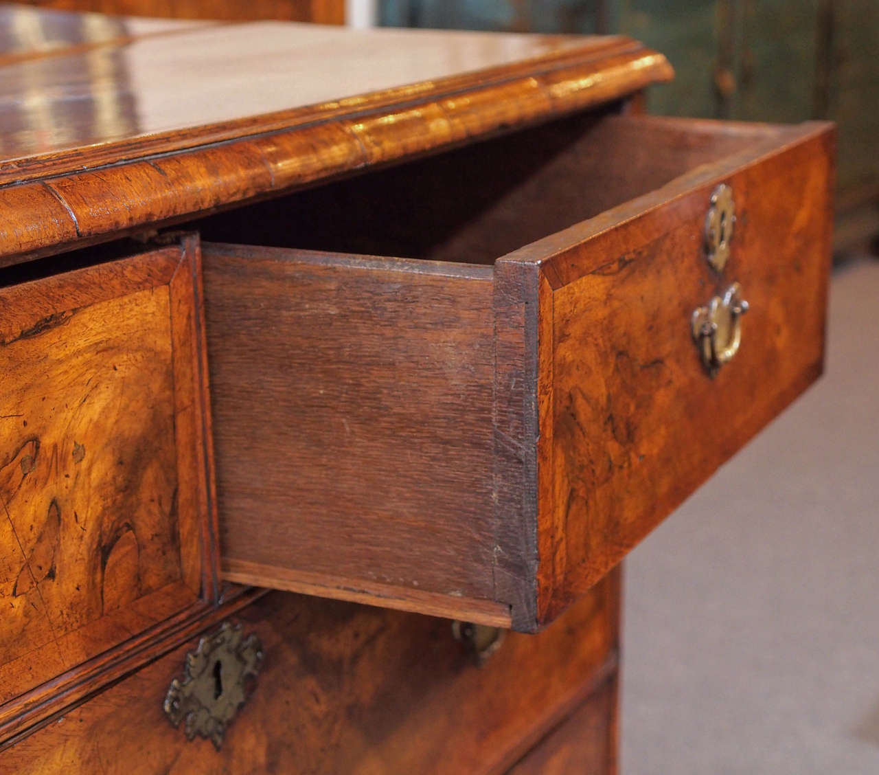 Antique English Walnut Chest of Drawers at 1stDibs | antique walnut ...