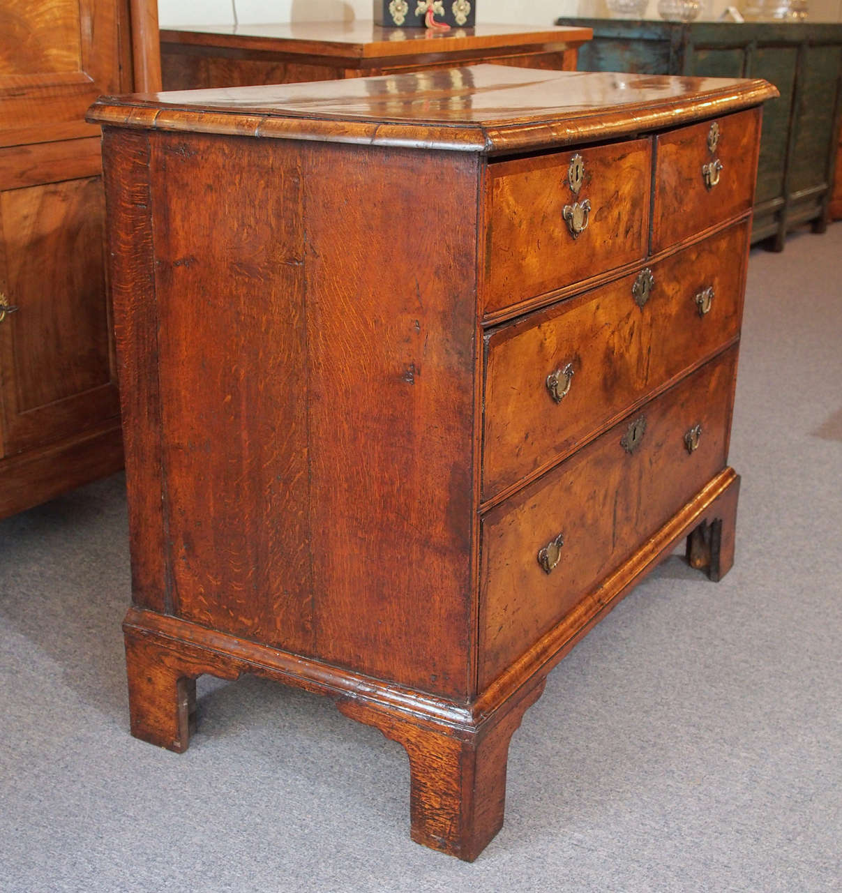 Antique English Walnut Chest of Drawers at 1stDibs | antique walnut ...
