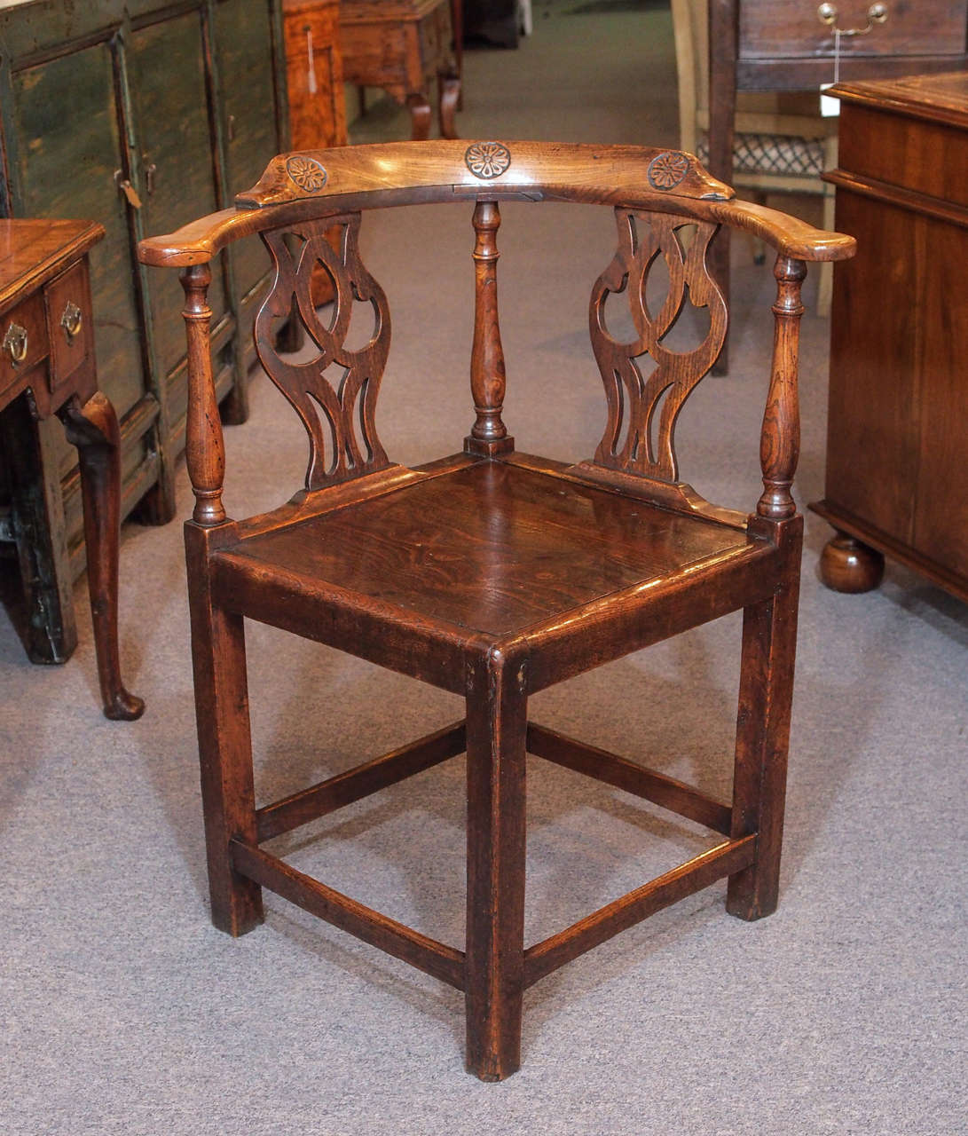 Antique English Corner Chair at 1stDibs | antique corner chair, corner ...