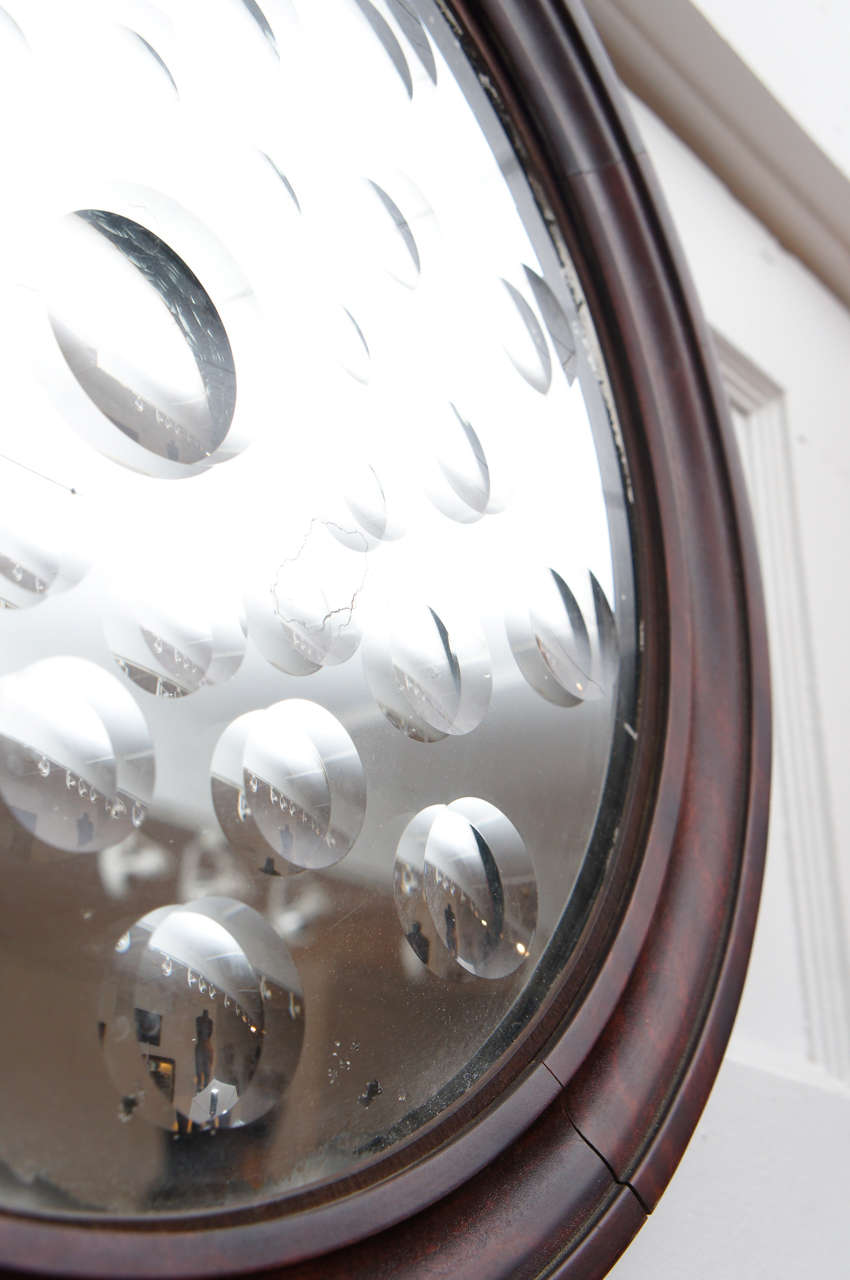 19th Century Round Witches Mirror at 1stDibs