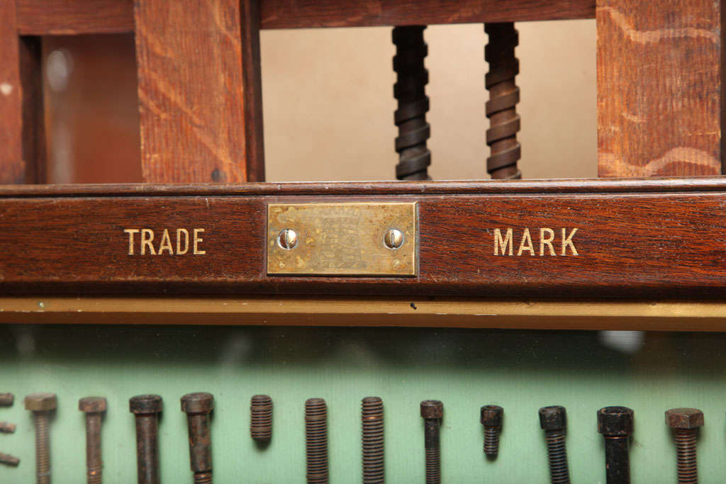 Screw Advertising Board at 1stDibs