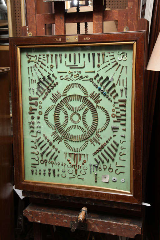 Screw Advertising Board at 1stDibs