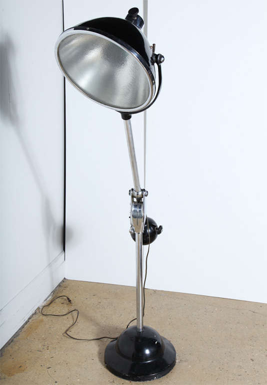 Art Deco Surgeon's Articulating Counterbalance Lamp For Sale at 1stDibs