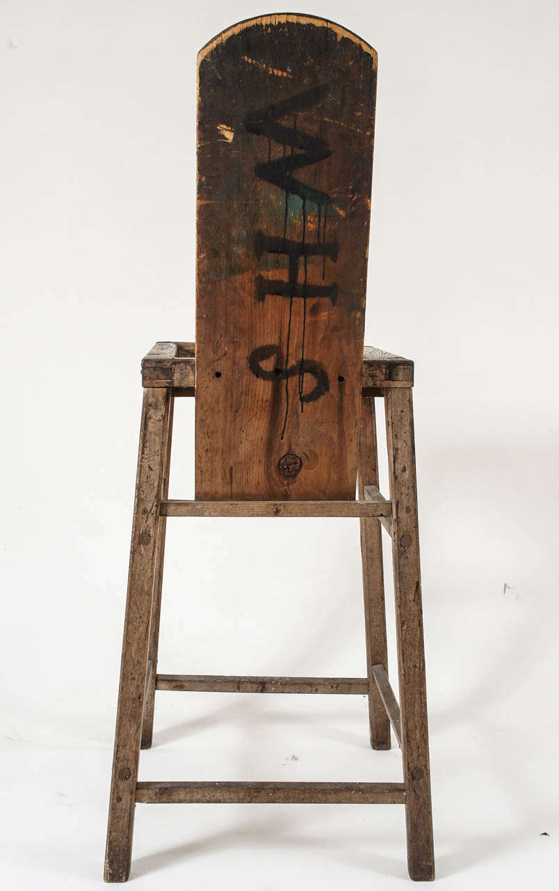 The Primitive "Sorting" Chair at 1stDibs