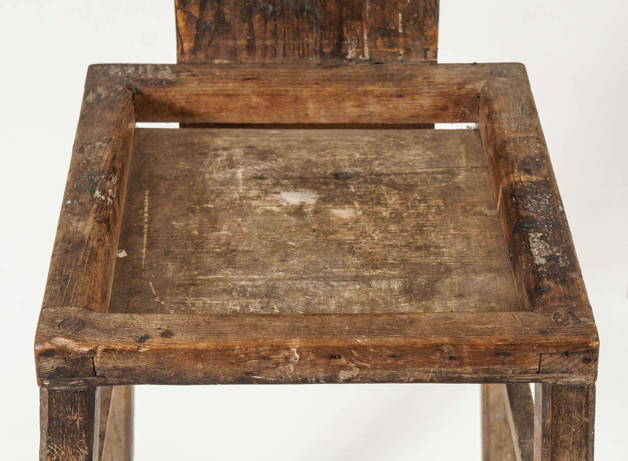 The Primitive "Sorting" Chair at 1stDibs