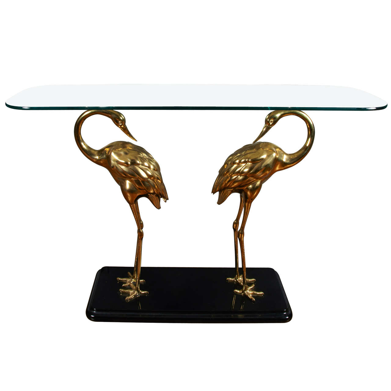 Elegant Console Table with Herons Base at 1stDibs | erwan boulloud ...
