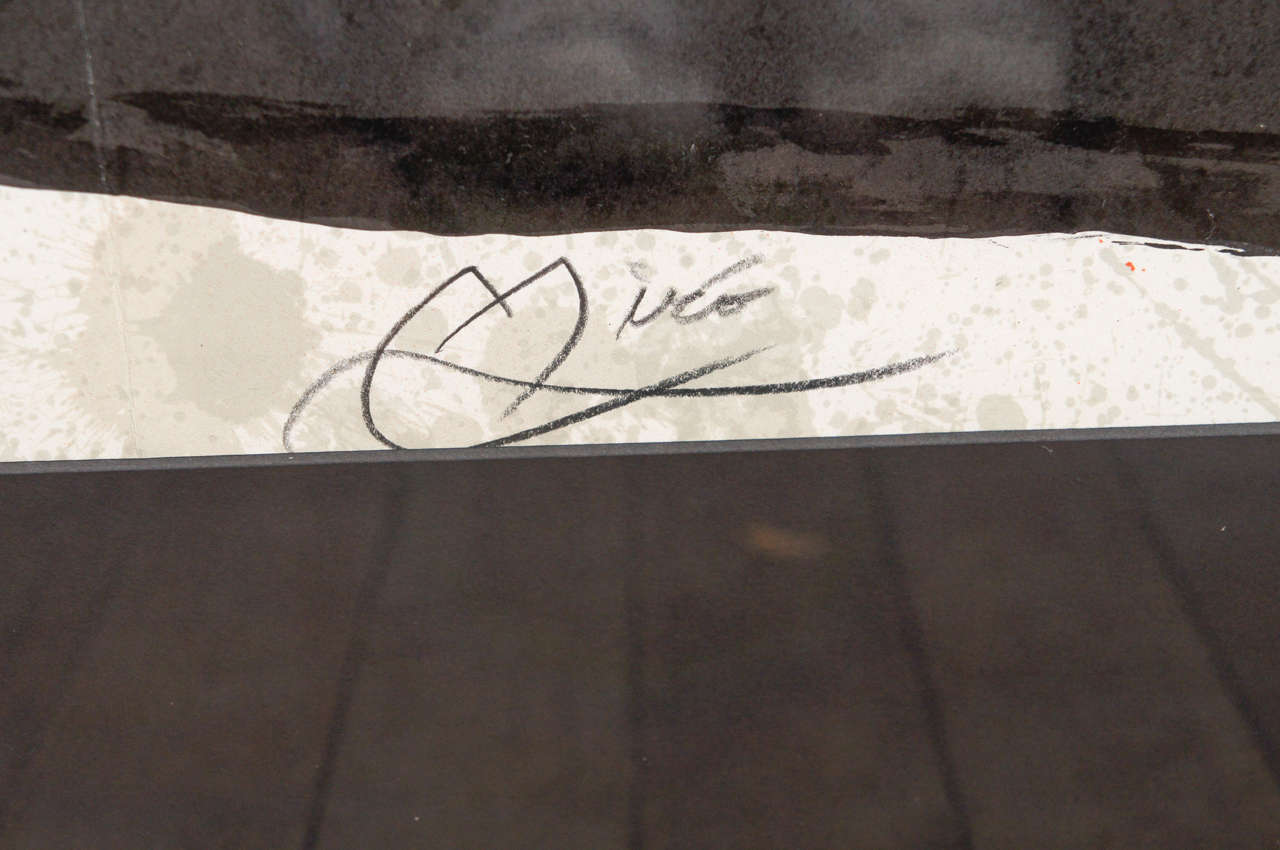 Collection of Four Pencil, Signed Miro Lithographs at 1stDibs