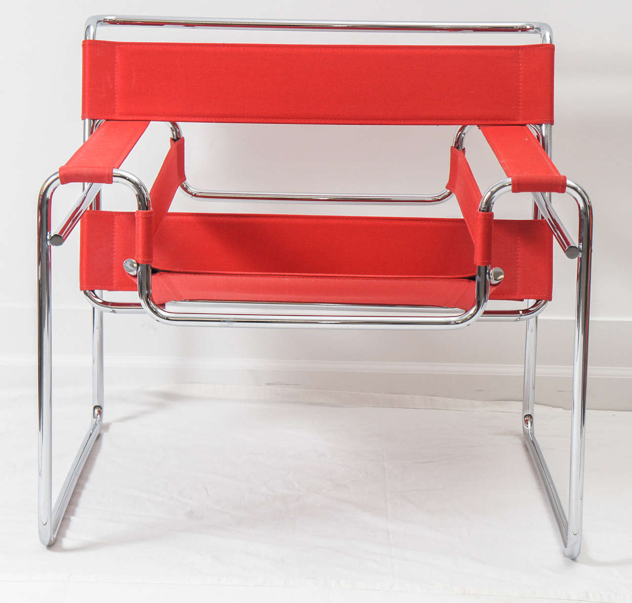 Pair of Knoll Studio RED Wassily Chairs, Model B3 For Sale at 1stDibs ...